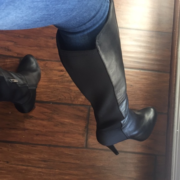 Jessica Simpson | Shoes | Jessica Simpson Black Leather Boot | Poshmark